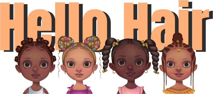 Hello Hair Children's Book – Hello Hair Children's Book